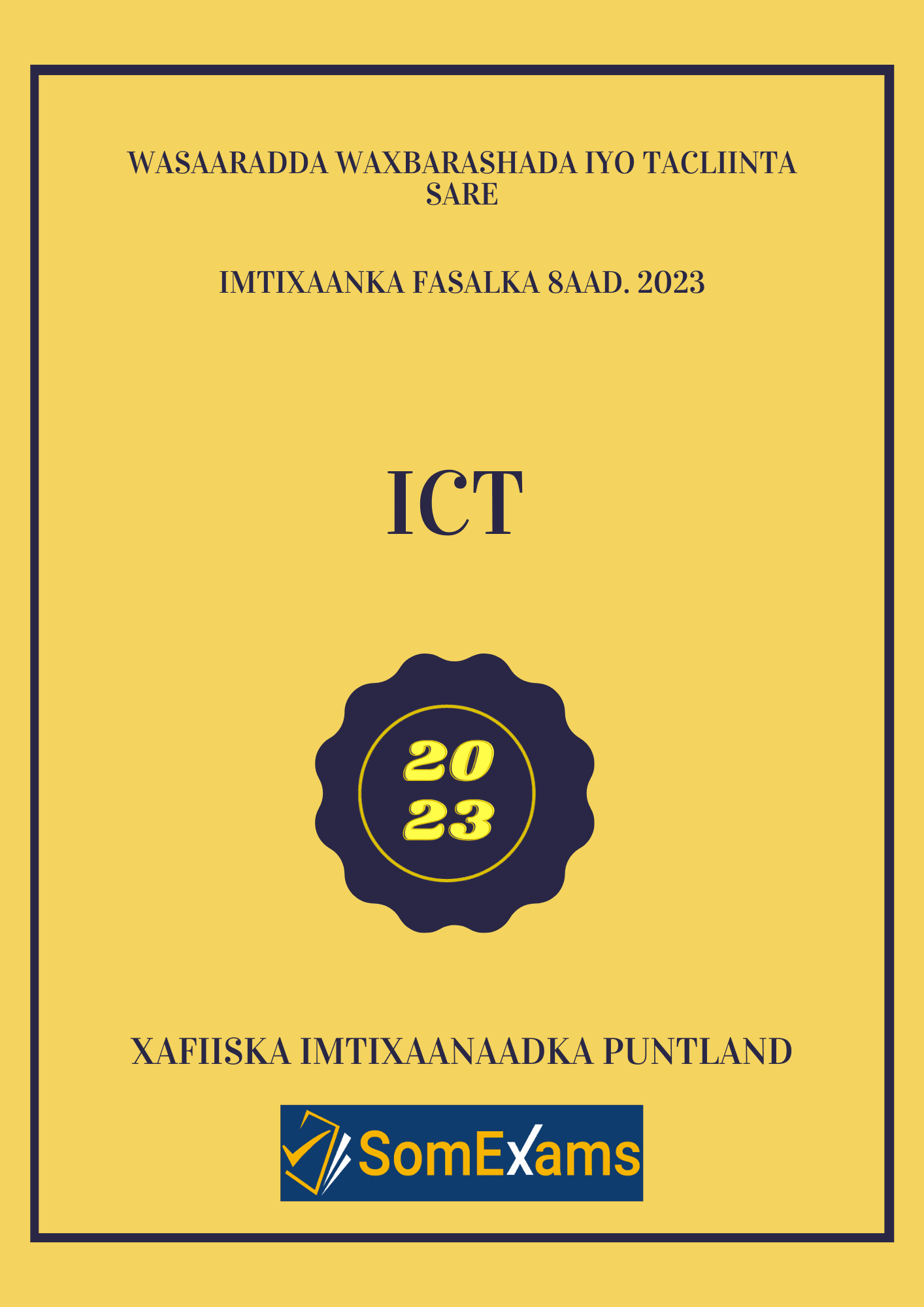 ICT 2023 - somexams.com