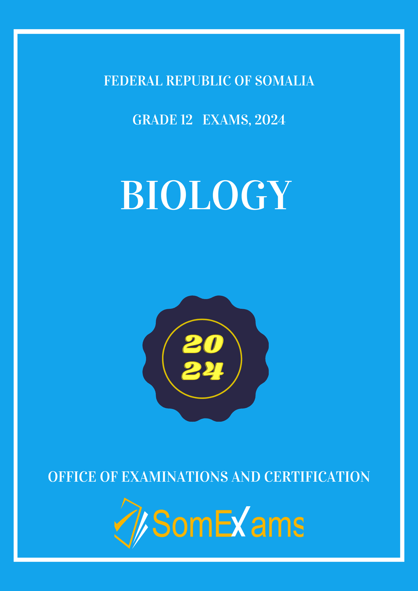 BIOLOGY 2024 - somexams.com