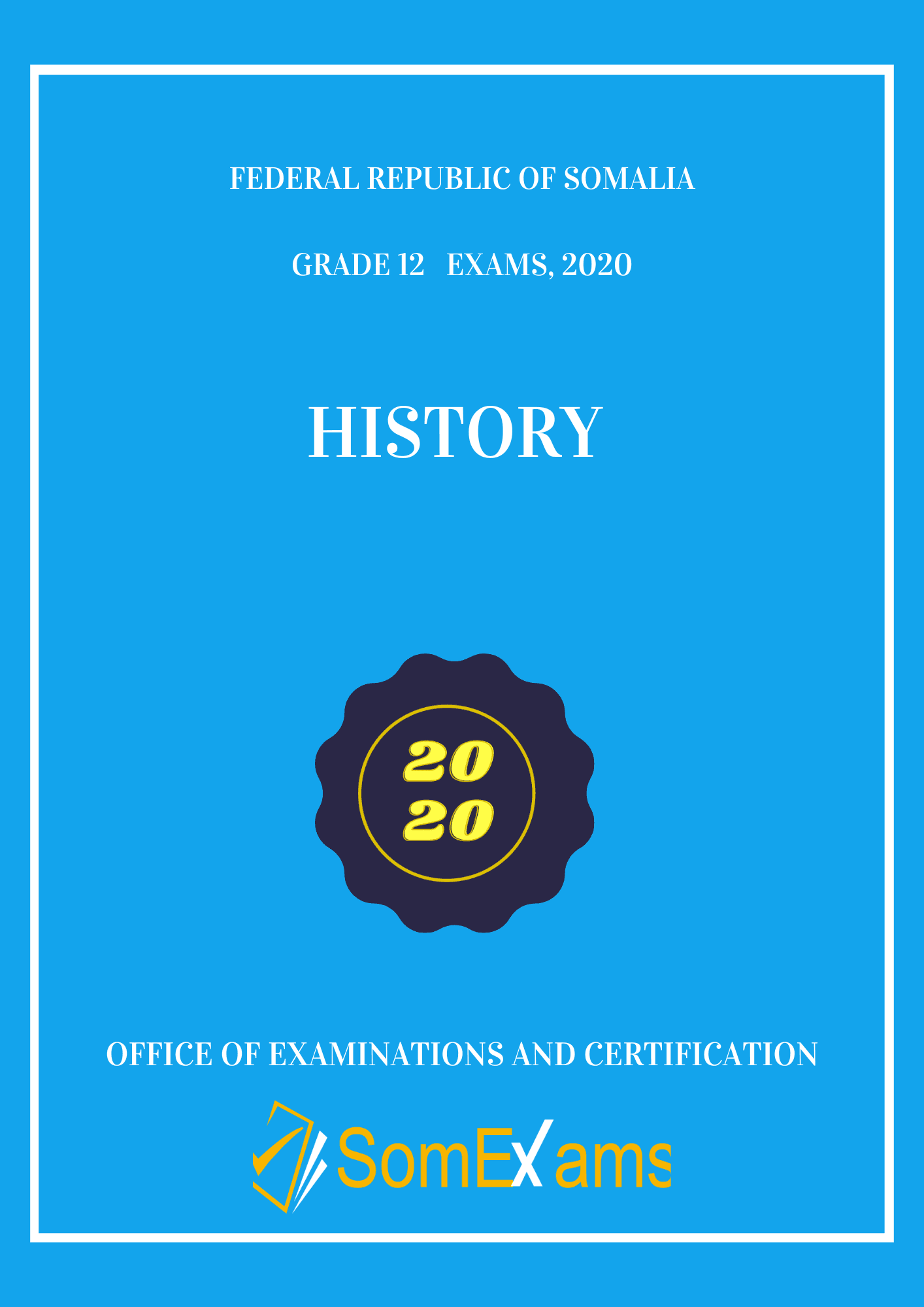 History 2020 - somexams.com